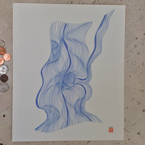 Blue Ribbon – momoko abstract art online store